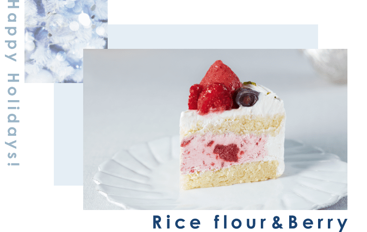 BIOKURAクリスマスのためのベリーと米粉のケーキ｜BIOKURA公式オンラインショップ